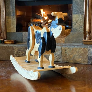 Rocking Cow - Etsy