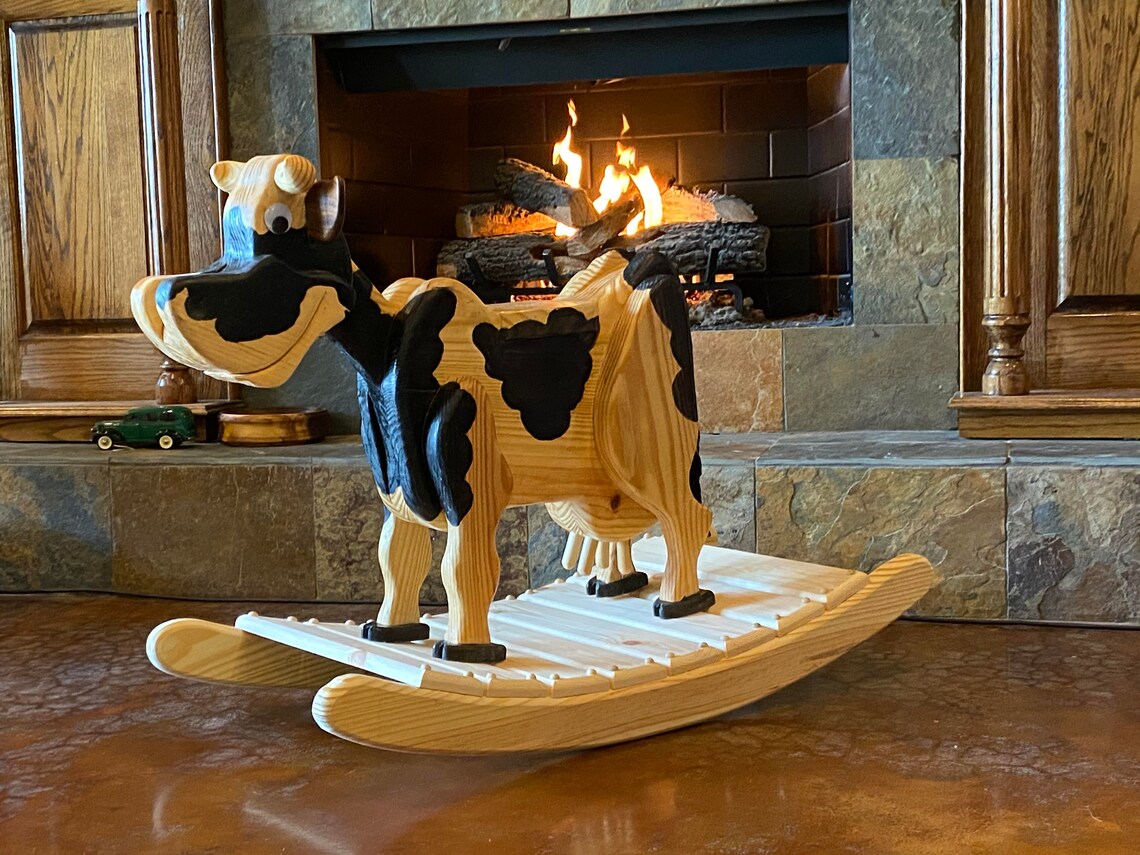 Rocking Cow - Etsy