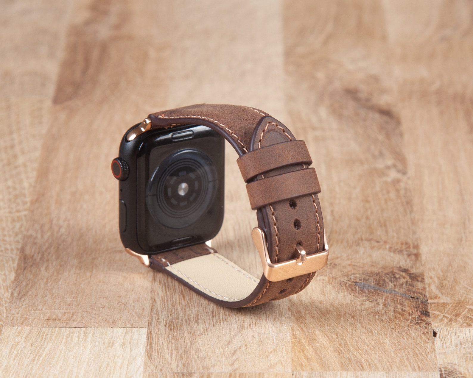 Brown Apple Watch Band Leather 38mm 40mm Custom Watch Strap - Etsy