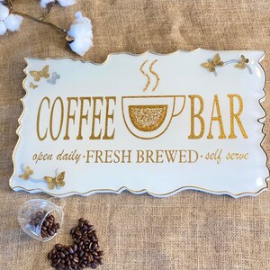 Extra Large Coffee Corner Sign Coffee Station Coffee Bar - Etsy