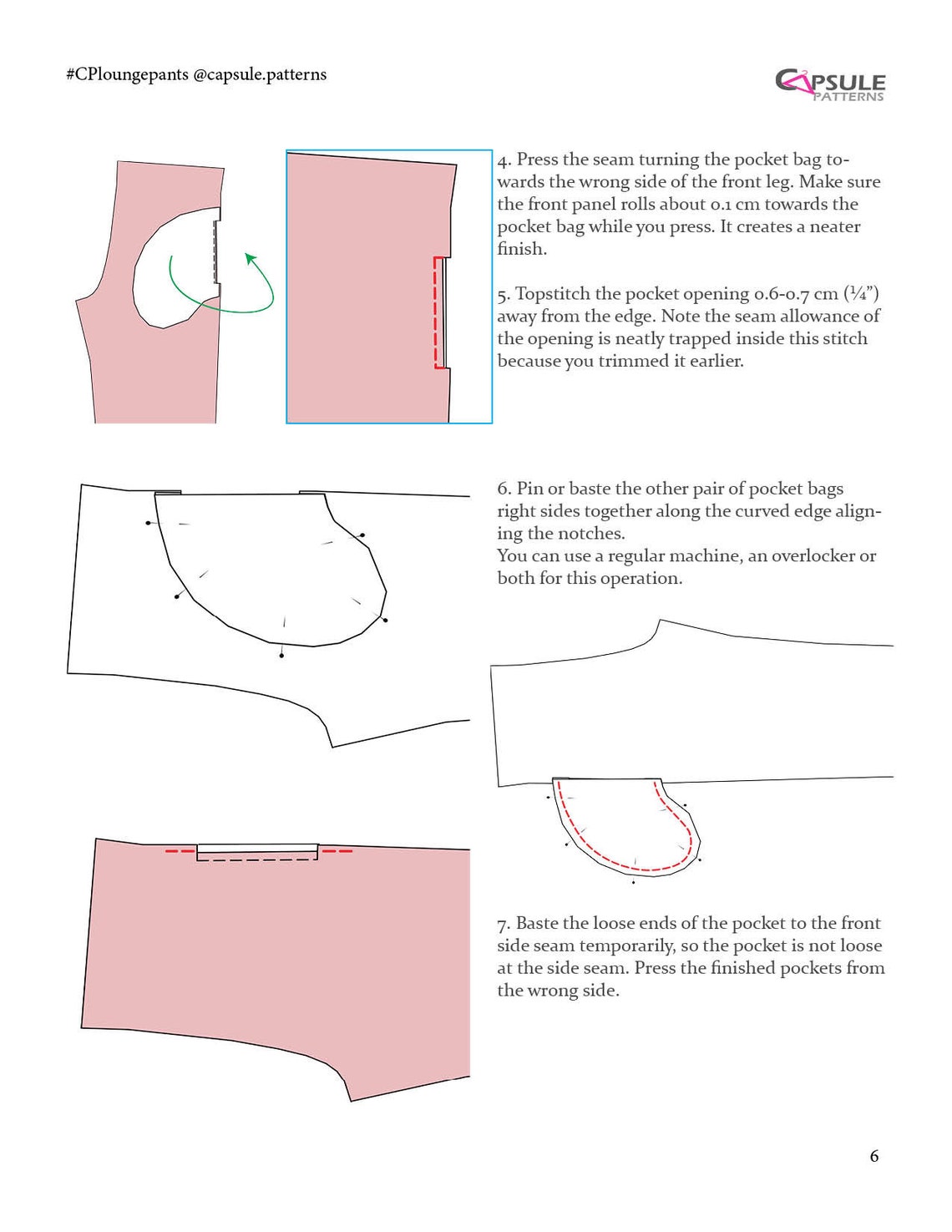 Pants Sewing Pattern, Lounge Pants Digital Pattern, Wide Leg Pants PDF ...