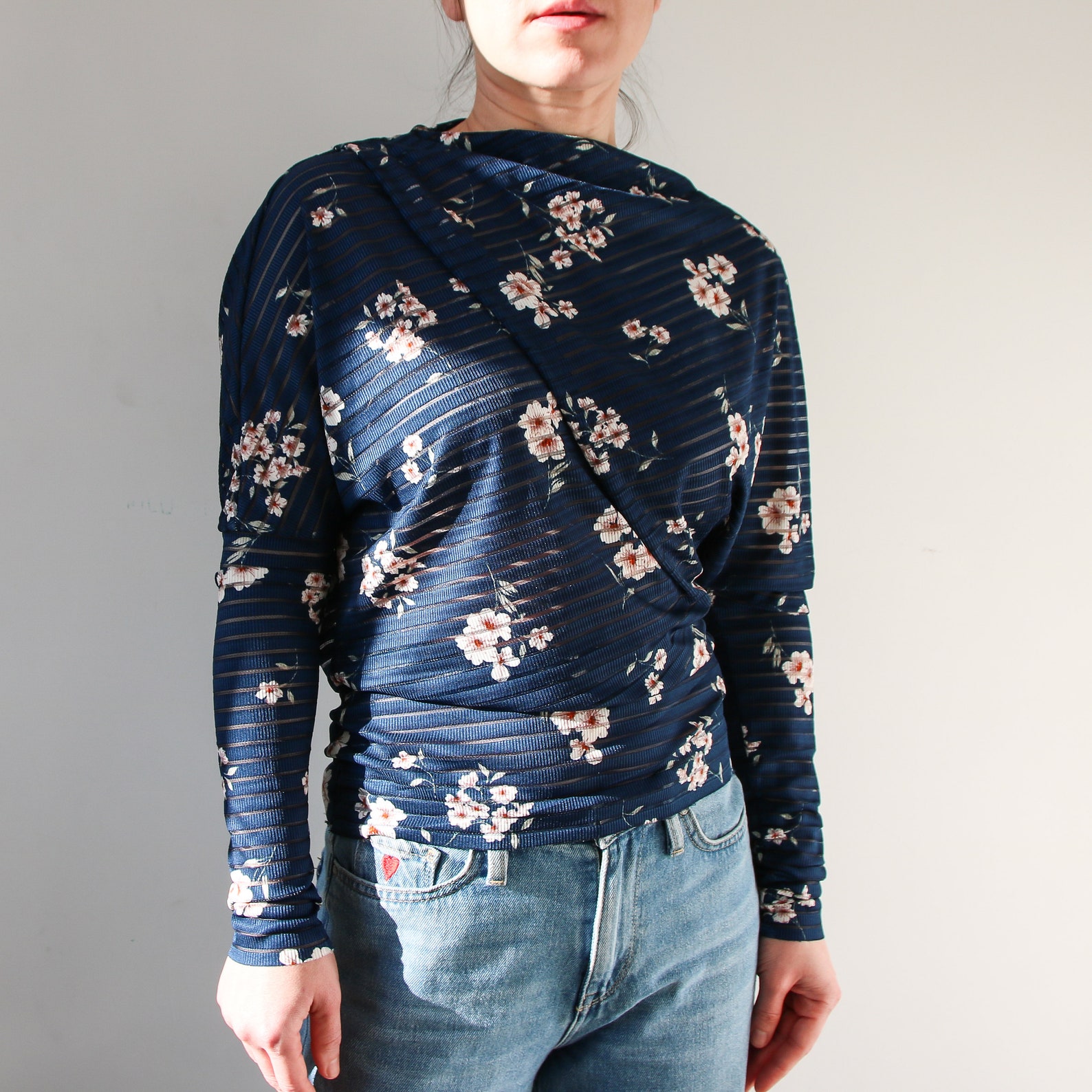 Knit Top Sewing Pattern Digital Pattern for Asymmetric Top or | Etsy