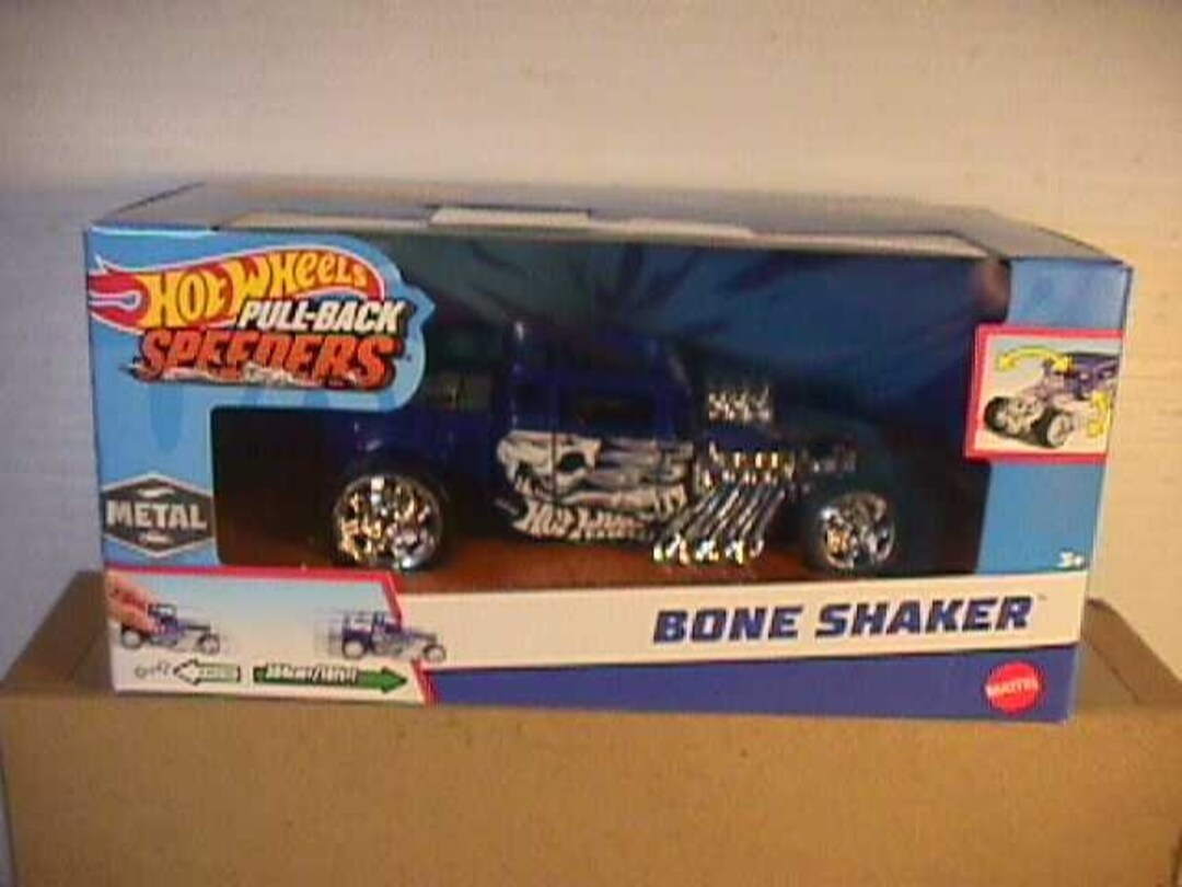 Hot Wheels Bone Shaker Car, 1/32 Scale, NEW in Box - Etsy