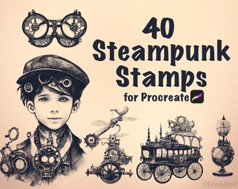 Biomech Diy Kit for Procreate Mech / Steampunk - Etsy