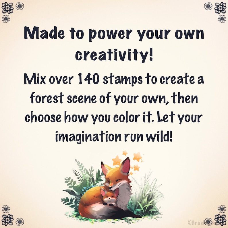 Magic Forest - Stamps for Procreate - Etsy UK