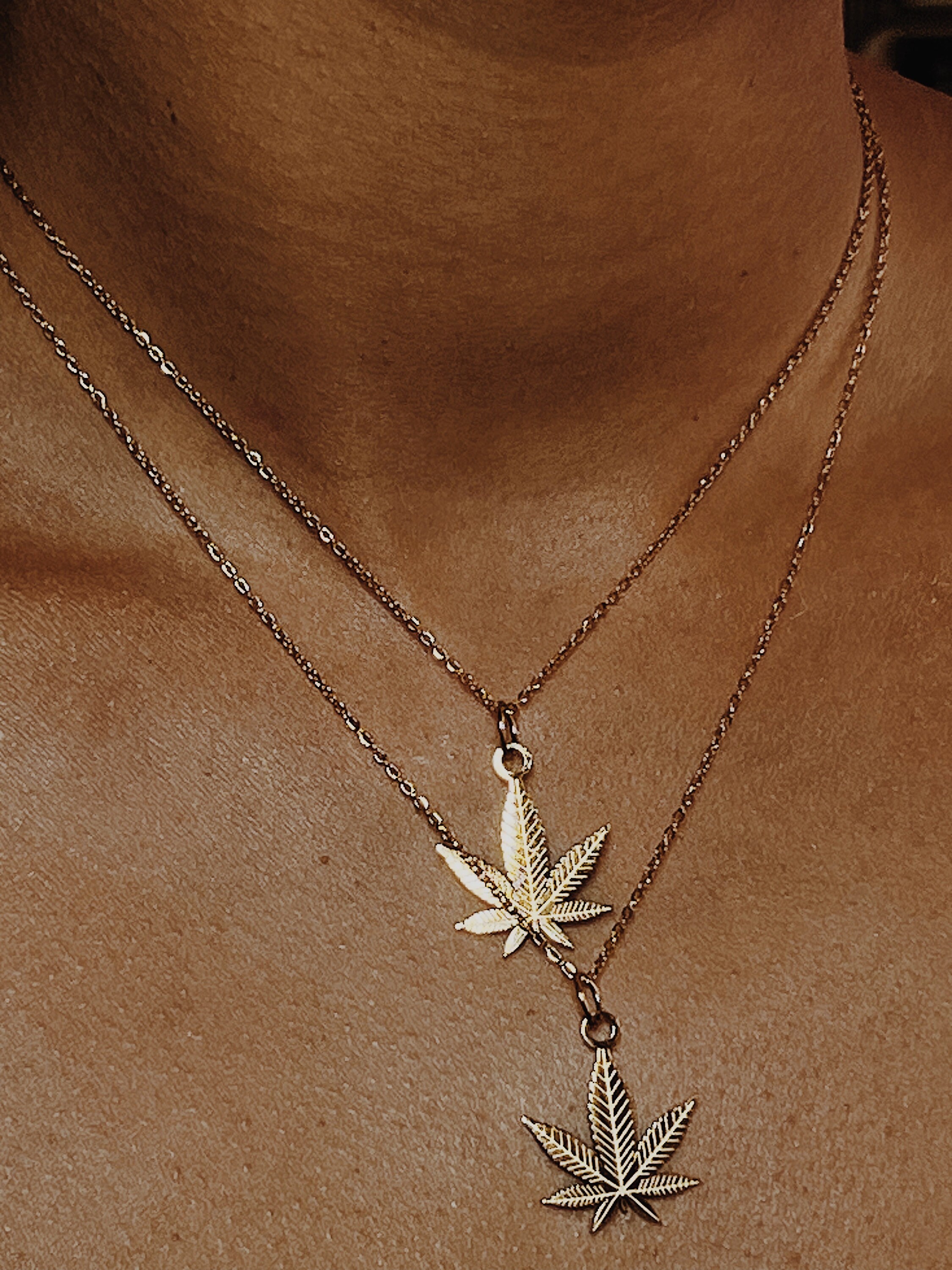 14k 18k Gold Plated Weed Chain Comes With Free Stoner Department Patch ...