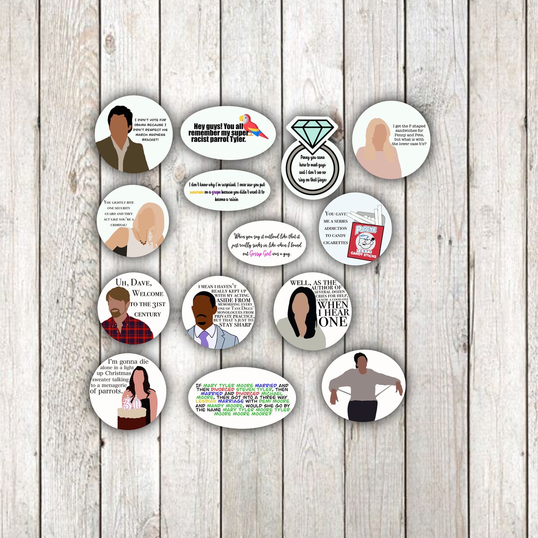 Happy Endings Sticker Pack Waterproof Sticker for Laptop, Water Bottle ...