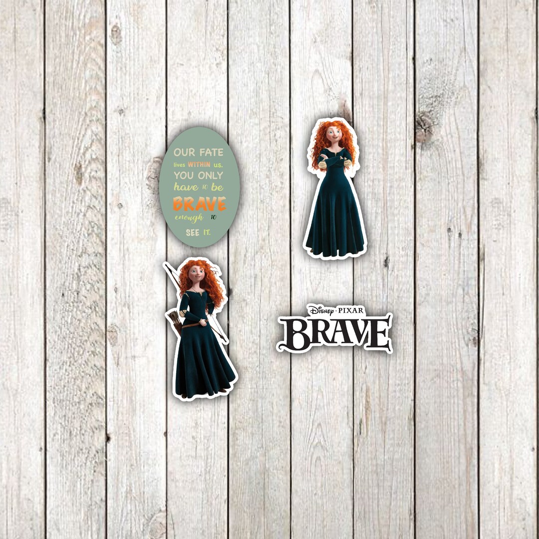 Brave Digital Stickers for Laptop, Water Bottle, Notebooks and More ...