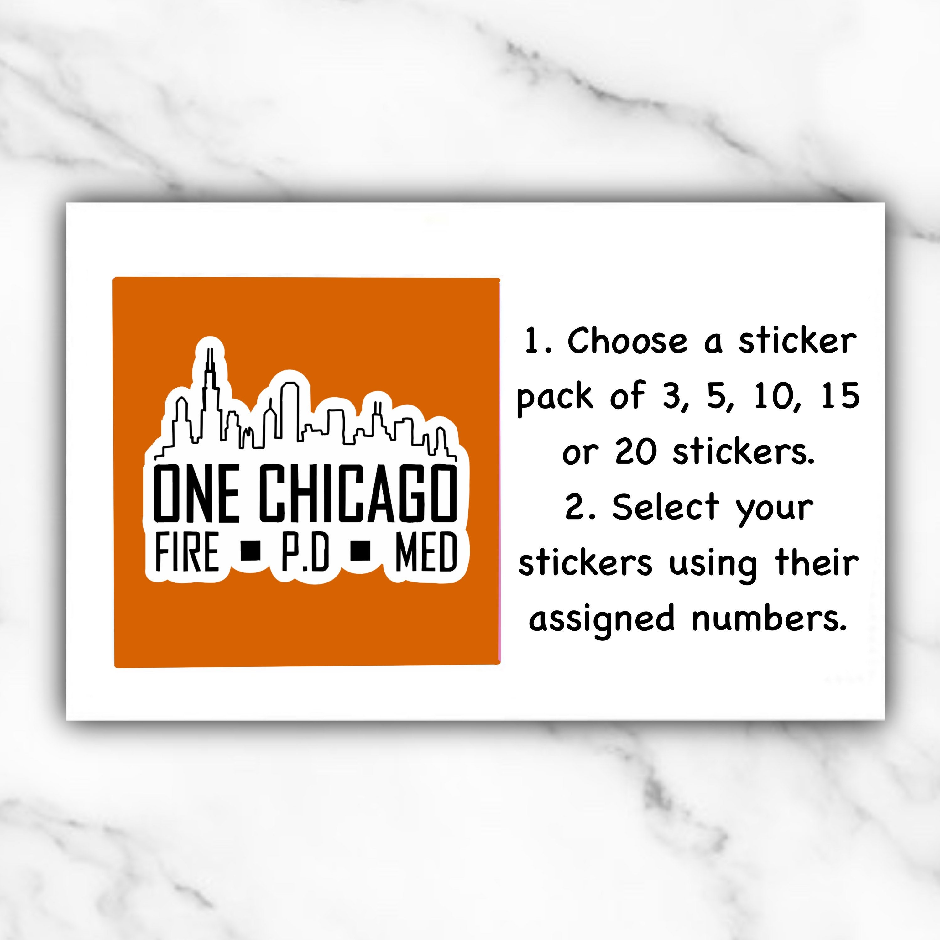 Chicago PD Waterproof Sticker for Laptop Water Bottle - Etsy