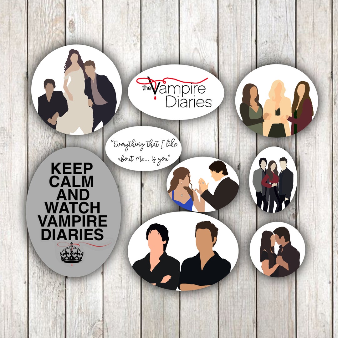 The Vampire Diaries Sticker Pack Waterproof Sticker for - Etsy