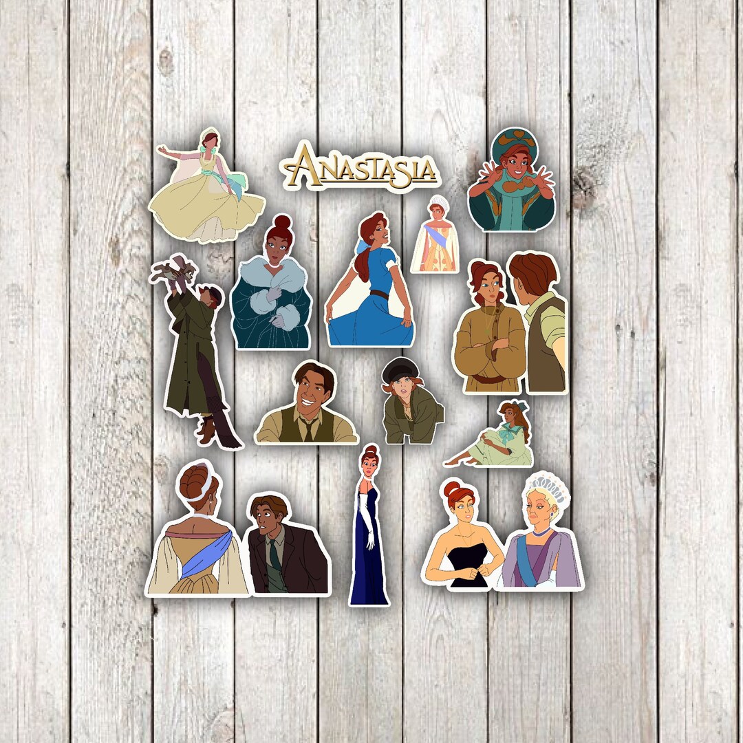 Anastasia Sticker Pack Waterproof Sticker for Laptop - Etsy UK