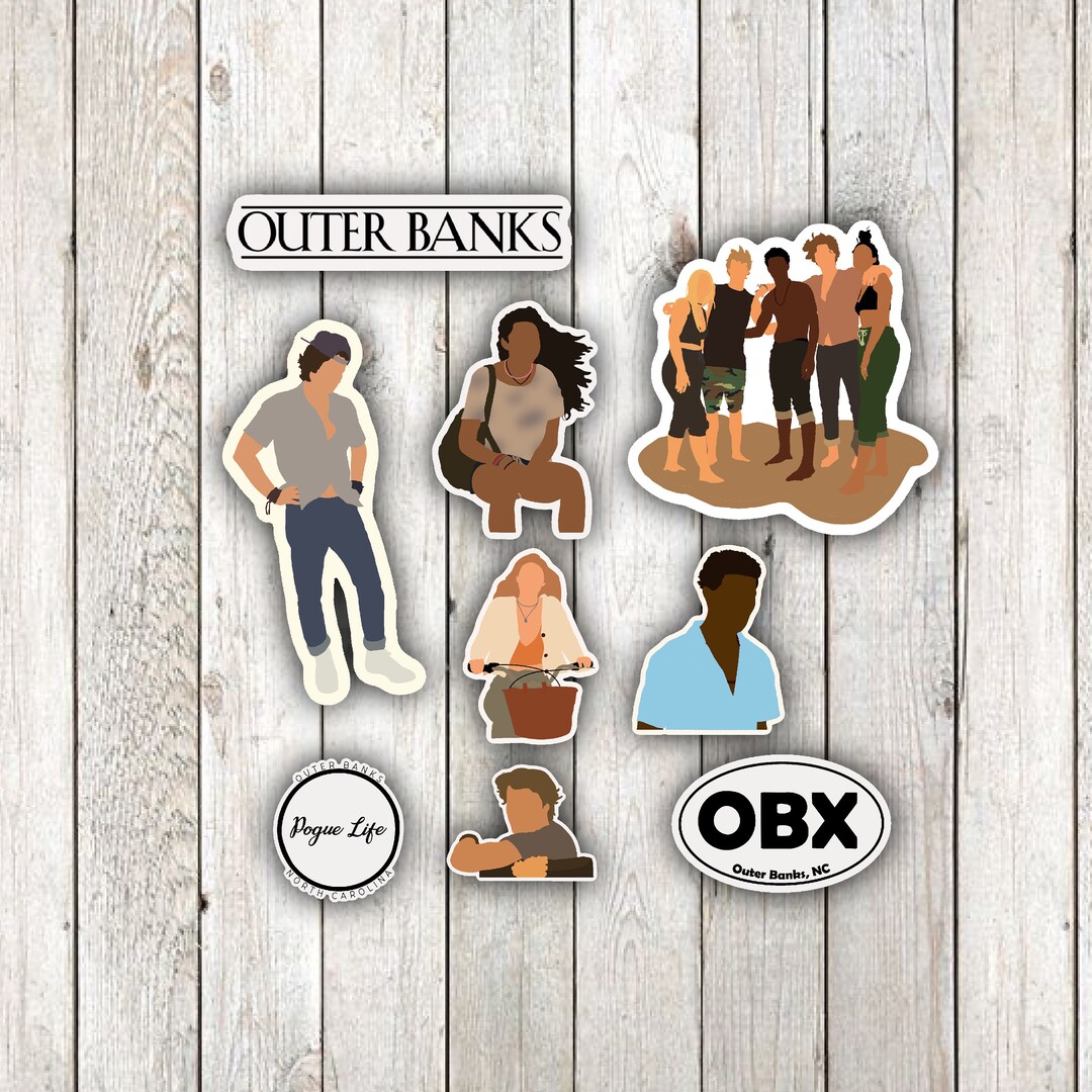 Outer Banks Sticker Pack Waterproof Sticker for Laptop, Water Bottle ...