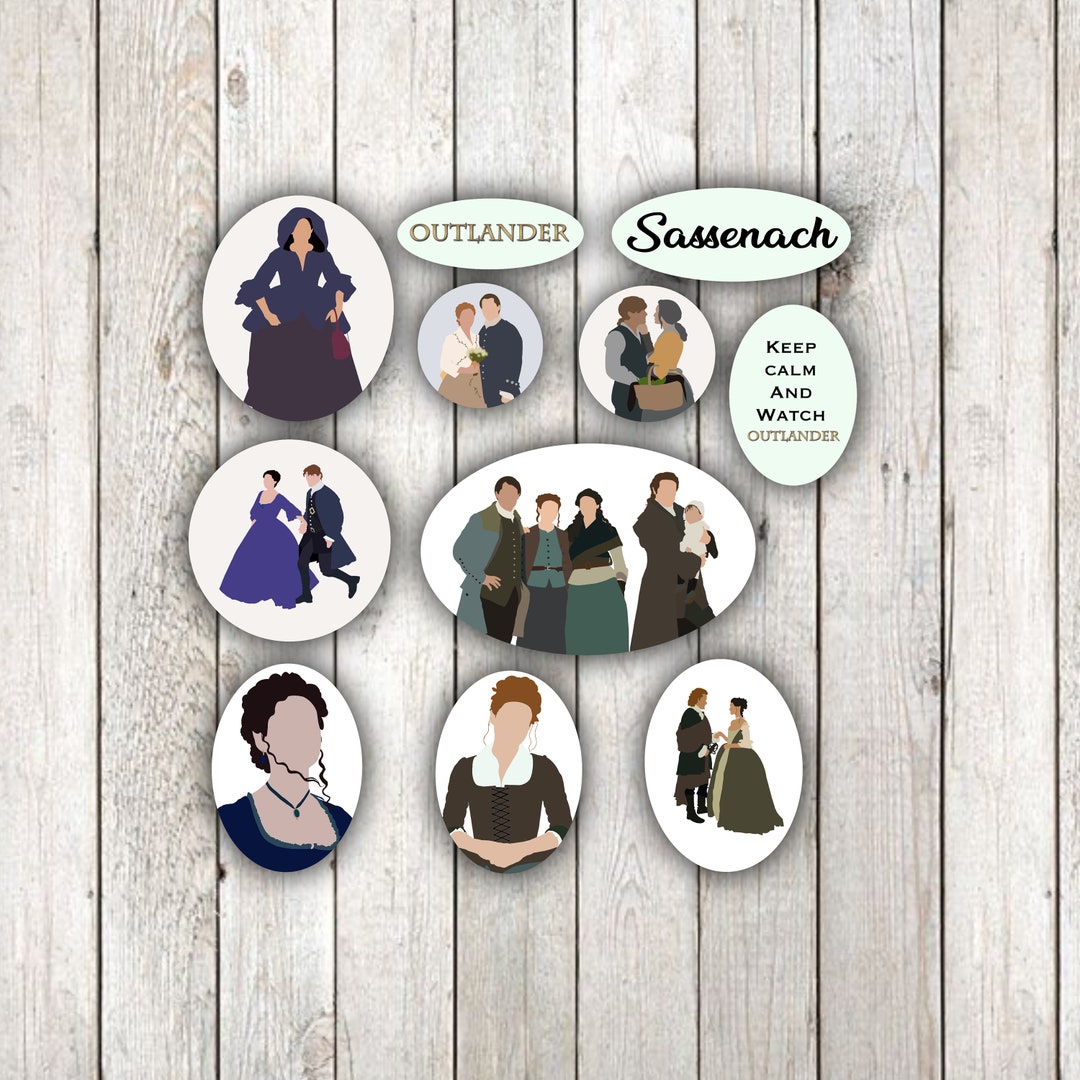 Outlander Digital Stickers for Laptop, Water Bottle, Notebooks and More ...