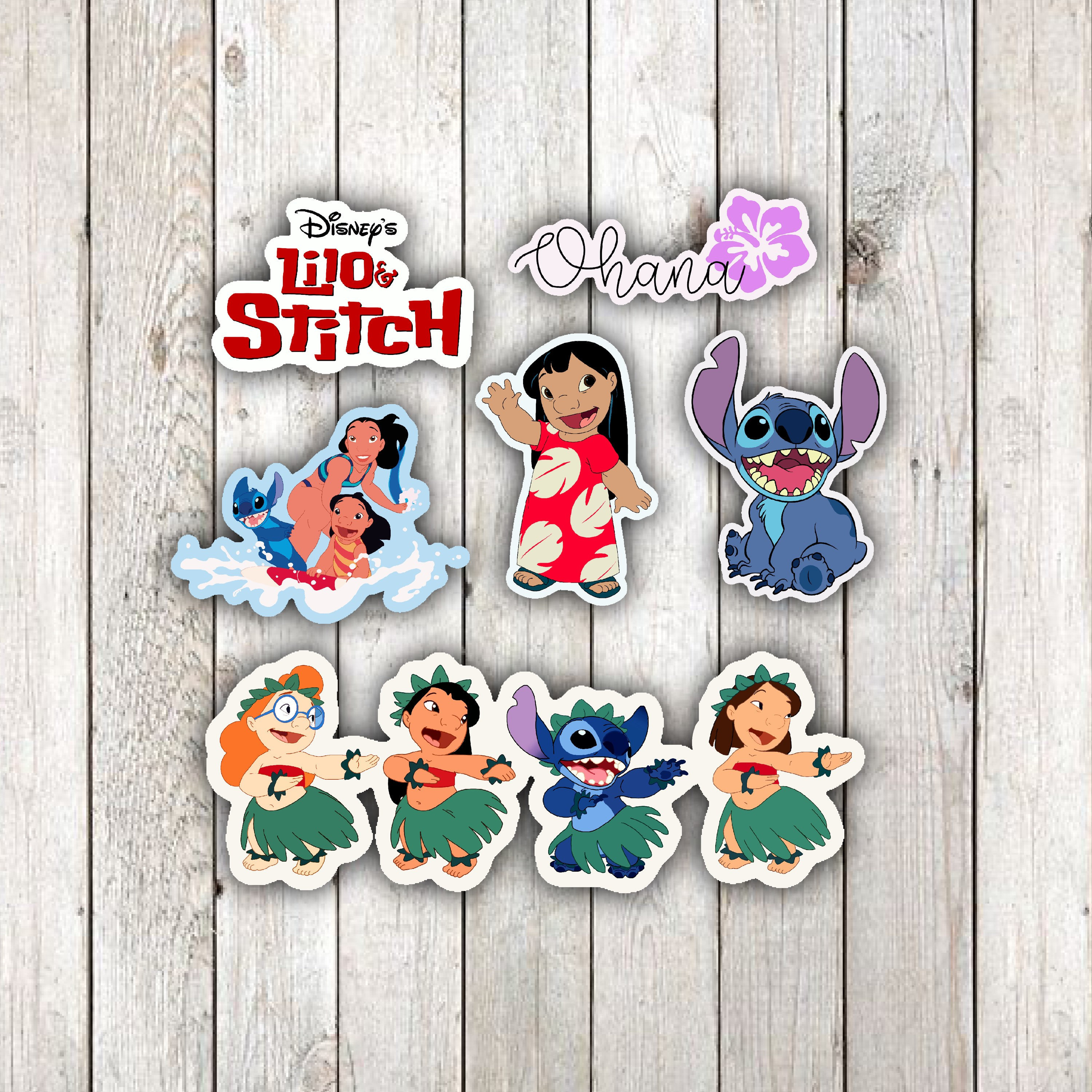 Lilo & Stitch Sticker Pack Waterproof Sticker For Laptop | Etsy