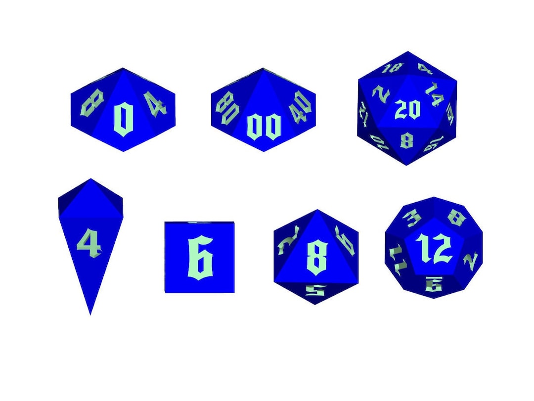 Custom Master Dice Files - STL Download - Etsy