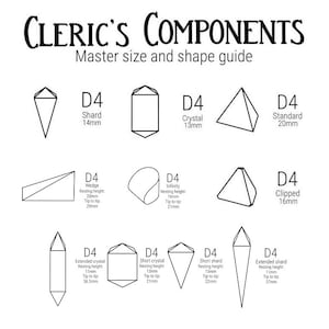 D4 Master Dice Pack of 3 Choose From 11 Different Shapes - Etsy