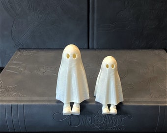 Spooky Ghost 3D Printed Halloween Figure Standing Fidget Trick or Treat ...