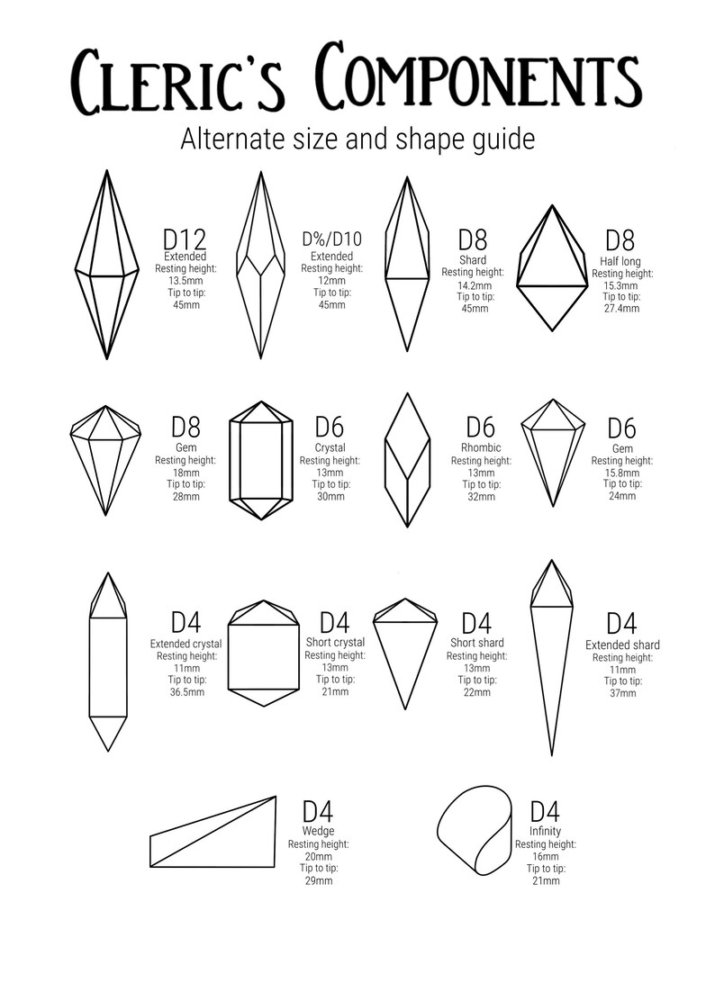 Custom Master Dice Files - STL Download - Etsy