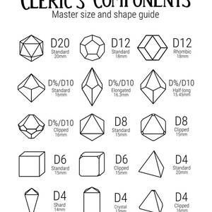 Master Dice Set Standard 7 Piece Set Custom Dice Masters - Etsy