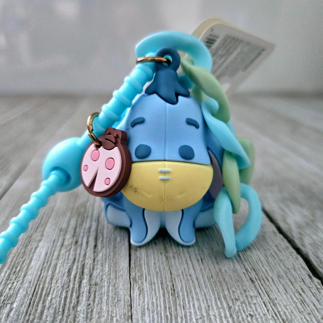 Disney Miniso Winnie the Pooh Collection Classic Keychain Eyeore Blue ...