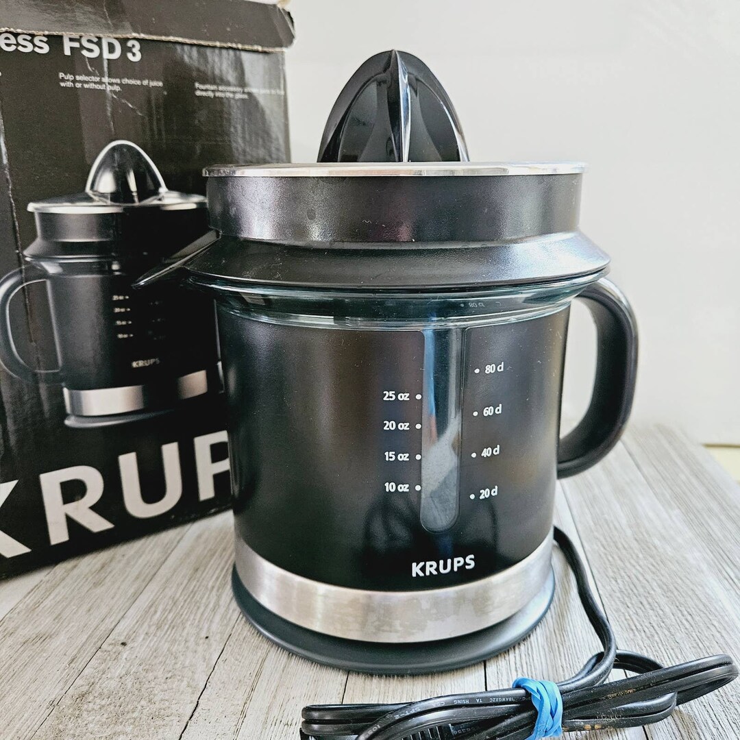 Krups Black Citrus Press FSD 3 30oz. Capacity. Juicer. - Etsy