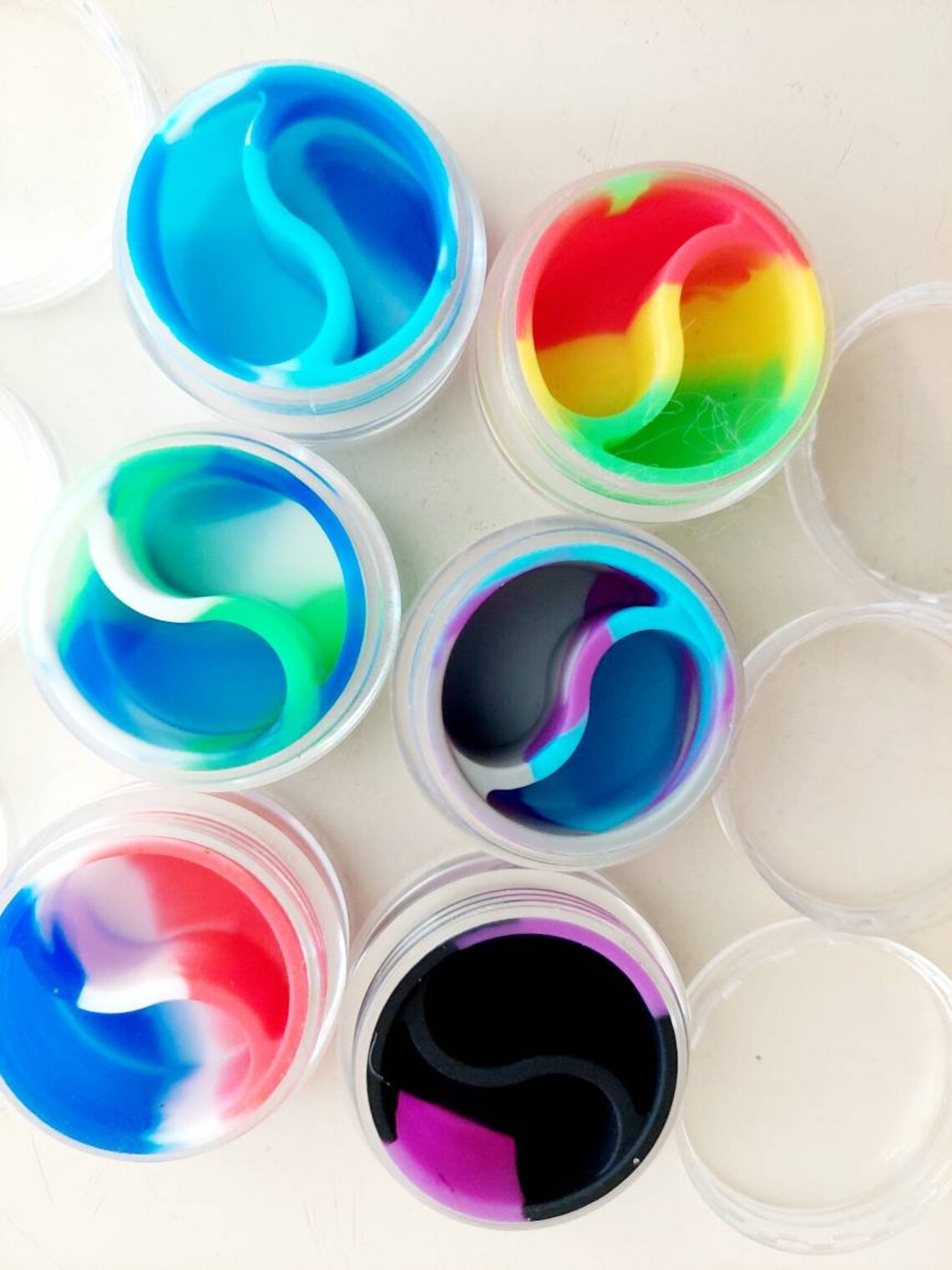 1.25 Dual Compartment Silicone Wax Shatter Dabs - Etsy