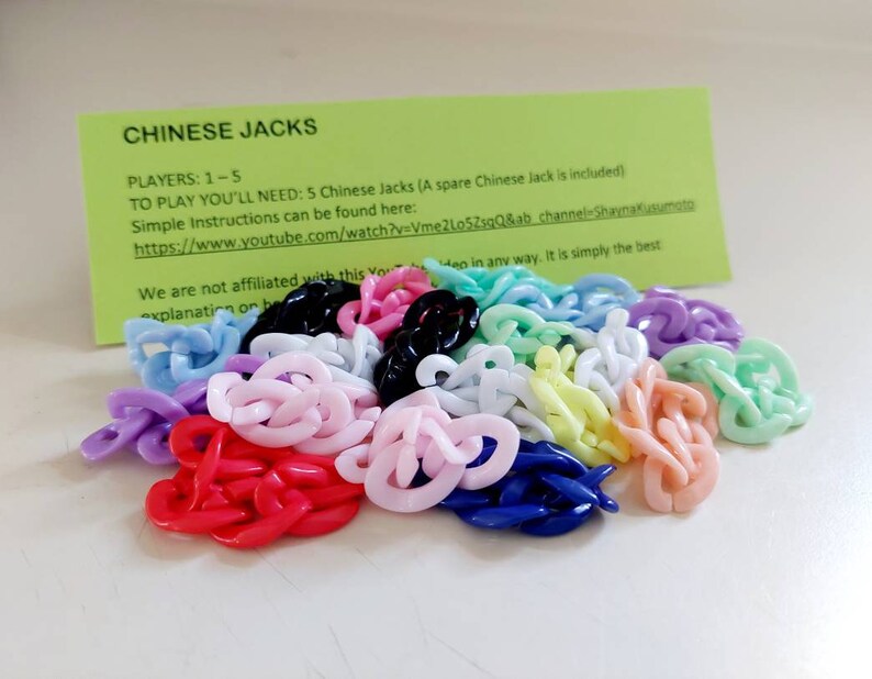 Chinese Jacks the Classic 1970s and 80s Jack Tossing Game. Bring Back ...