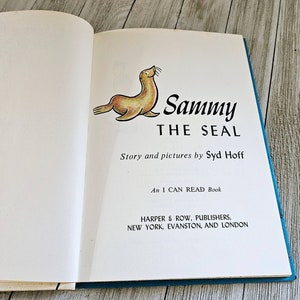 Vintage Original Sammy the Seal Story and Pictures by Syd Hoff. an I ...