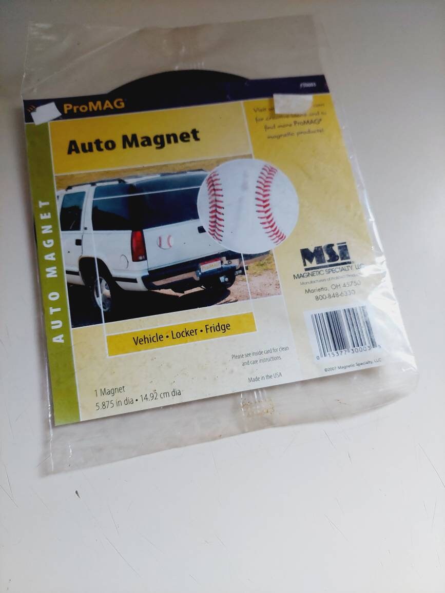 6 Promag Baseball Auto Magnet for Vehicles Lockers - Etsy