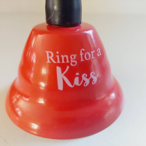 Ring For A Kiss Bell Etsy