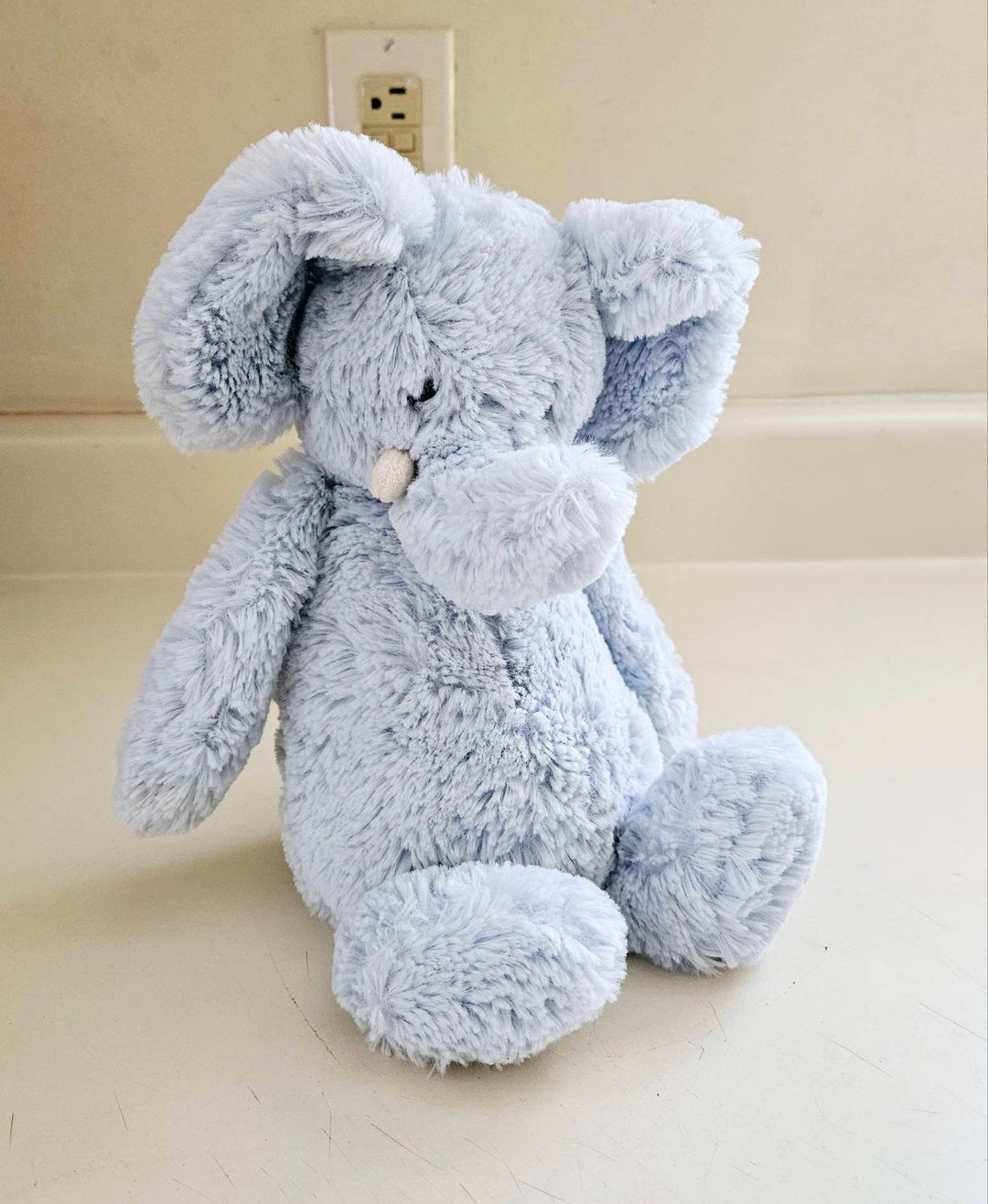 11 Pastel Blue Baby Elly Elephant Jellycat London - Etsy
