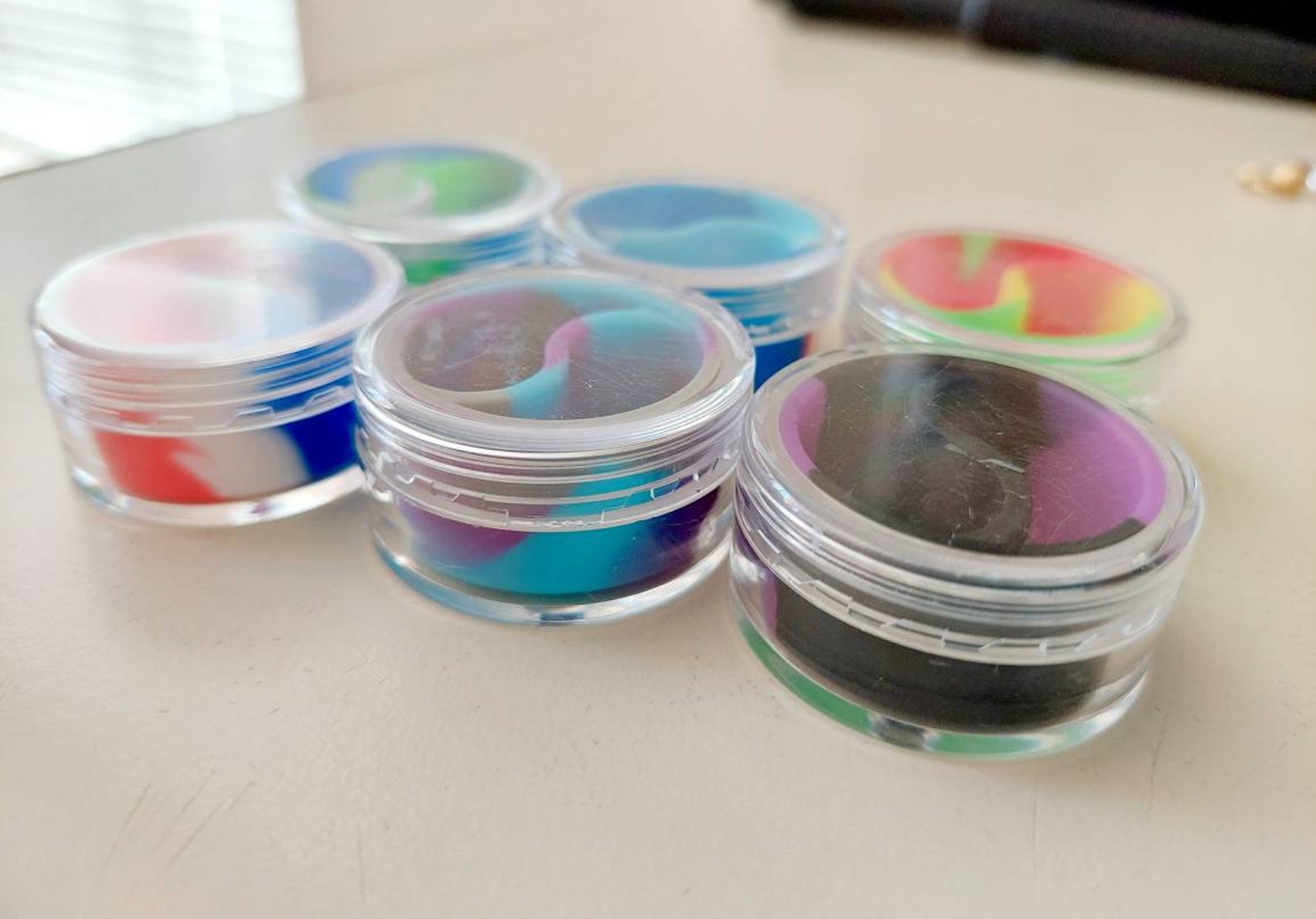 1.25 Dual Compartment Silicone Wax Shatter Dabs - Etsy