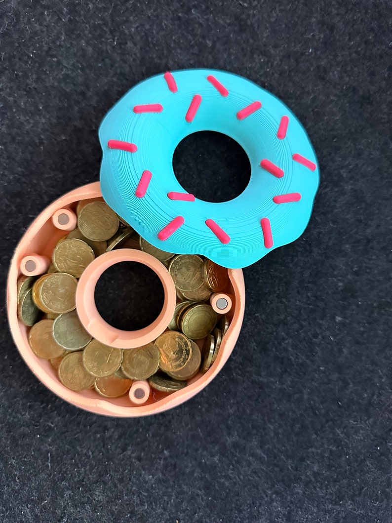 Donut Novelty Candy Box Jewellery Box Storage Container - Etsy