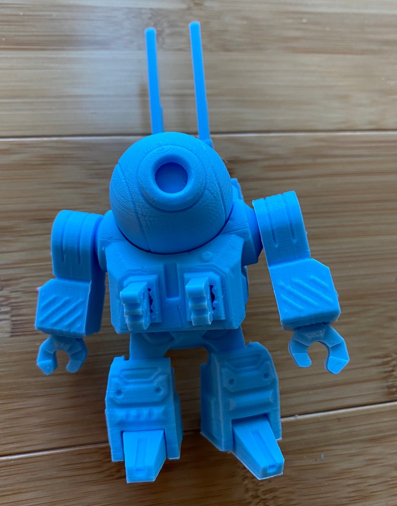 3D Printed Toy Robot Rukibot Assorted Colours | Etsy