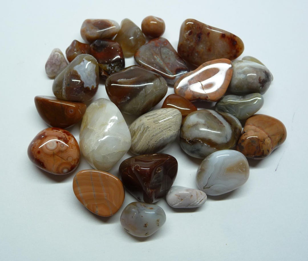 Lake Superior Polished Agates & Stones 5oz.bag - Etsy