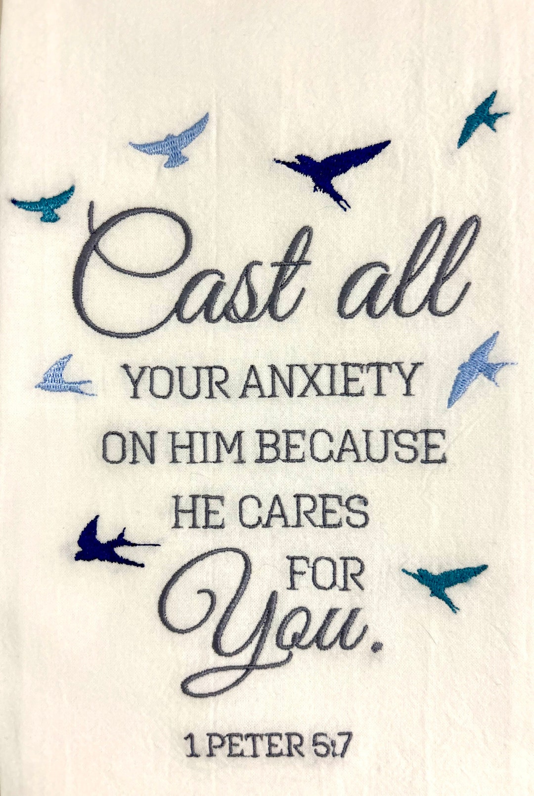 Bible Verse - 1 Peter 5:7 - Cast All Your Anxiety on Him Because He ...