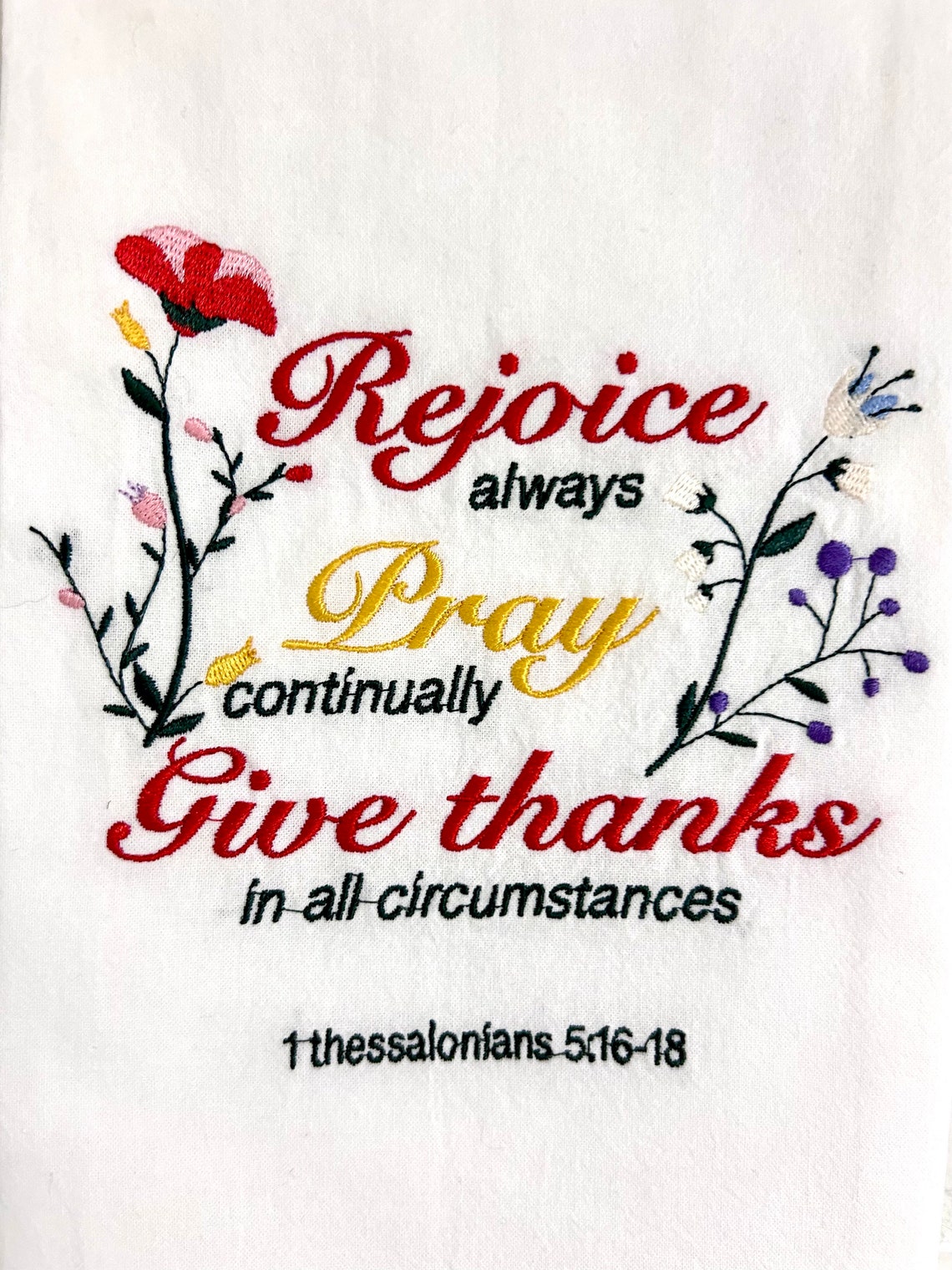 Bible Verse - 1 Thessalonians 5:16-18, Rejoice Always, Pray Continually ...