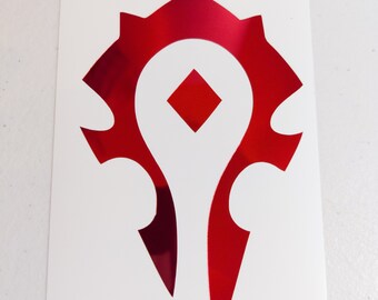 Red Horde Decal - Etsy