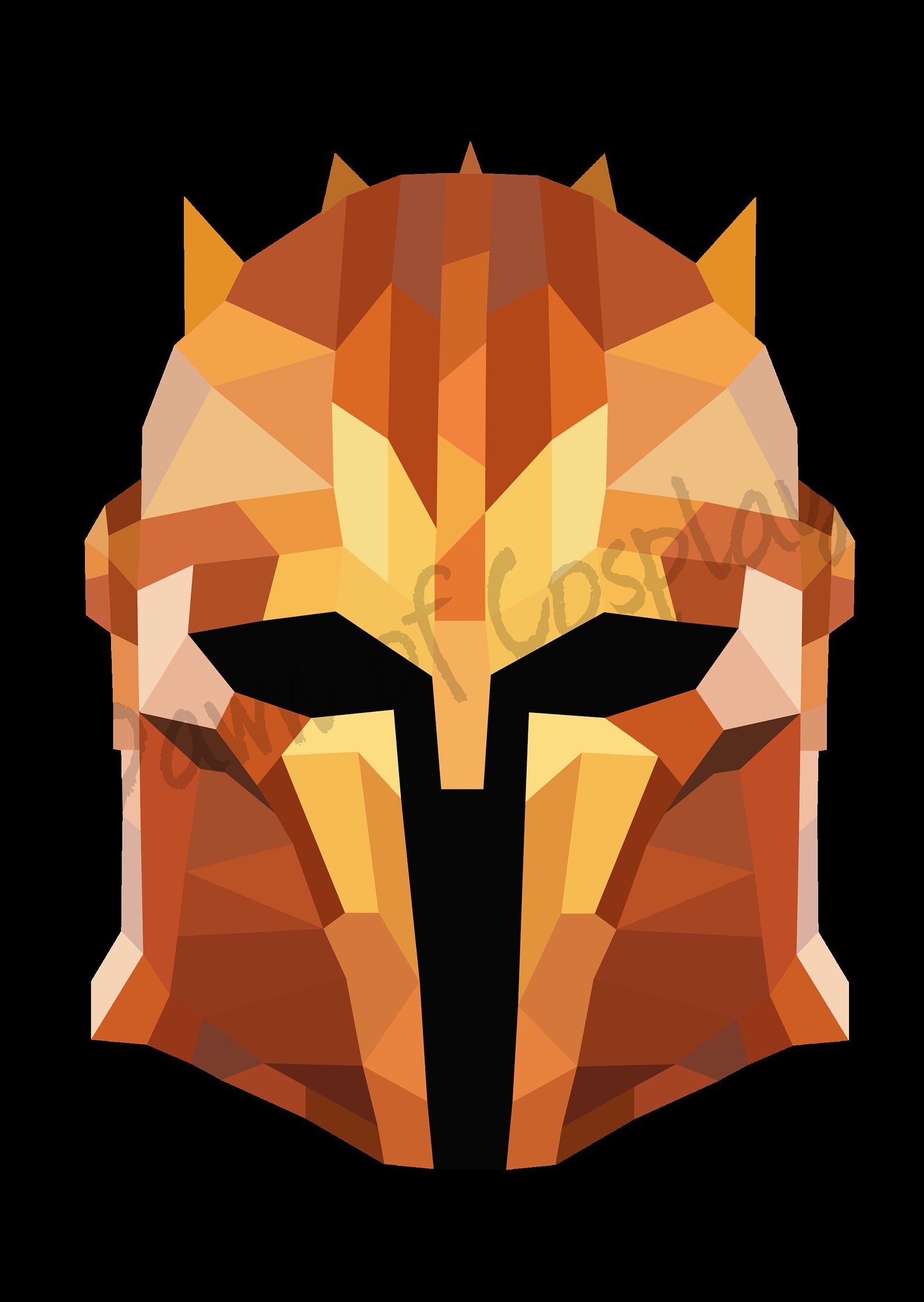 Spartan Armour Geometric Digital Svg Png - Etsy