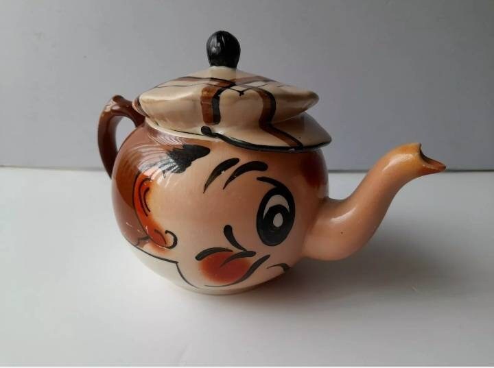 Hand Painted 1950s Andy Capp Golfer Tea Pot by Wade - Etsy