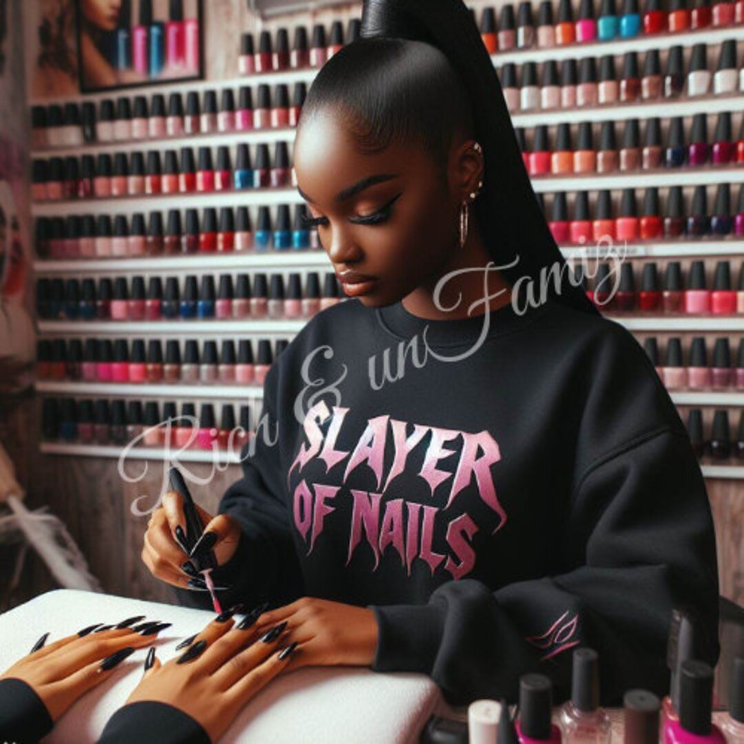 Beautiful Black Girl Nail Tech PNG, Nail Tech Png, Black Girl Png - Etsy