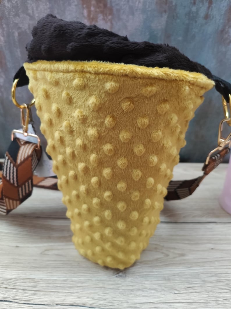 Handtasche -dubbeglas - Dubbe - Groß - Geschlossene Variante - Senf ...