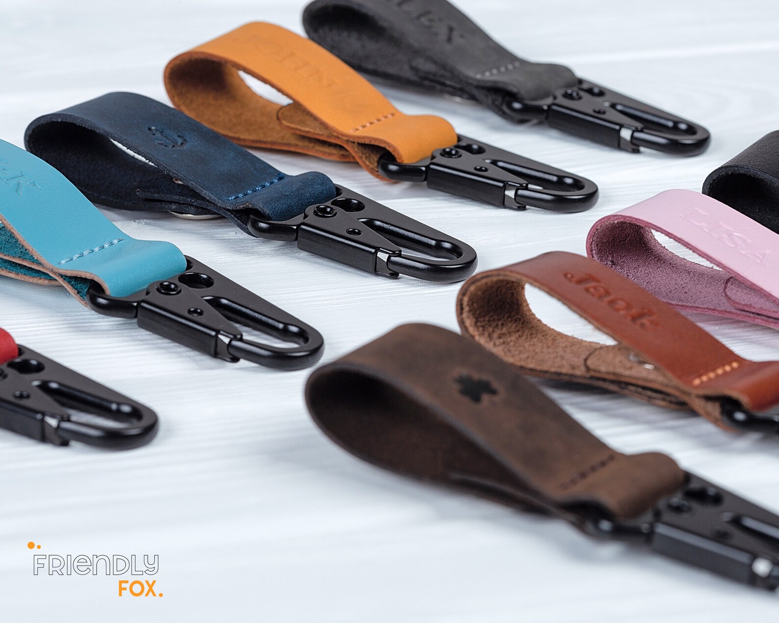 Personalized Leather Keychain for Men and Women Custom - Etsy