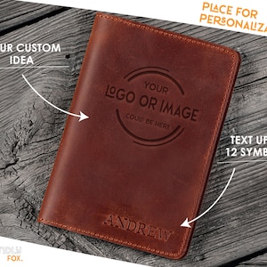 Personalized Leather Journal, Custom Journal With Initials, A5 Leather ...