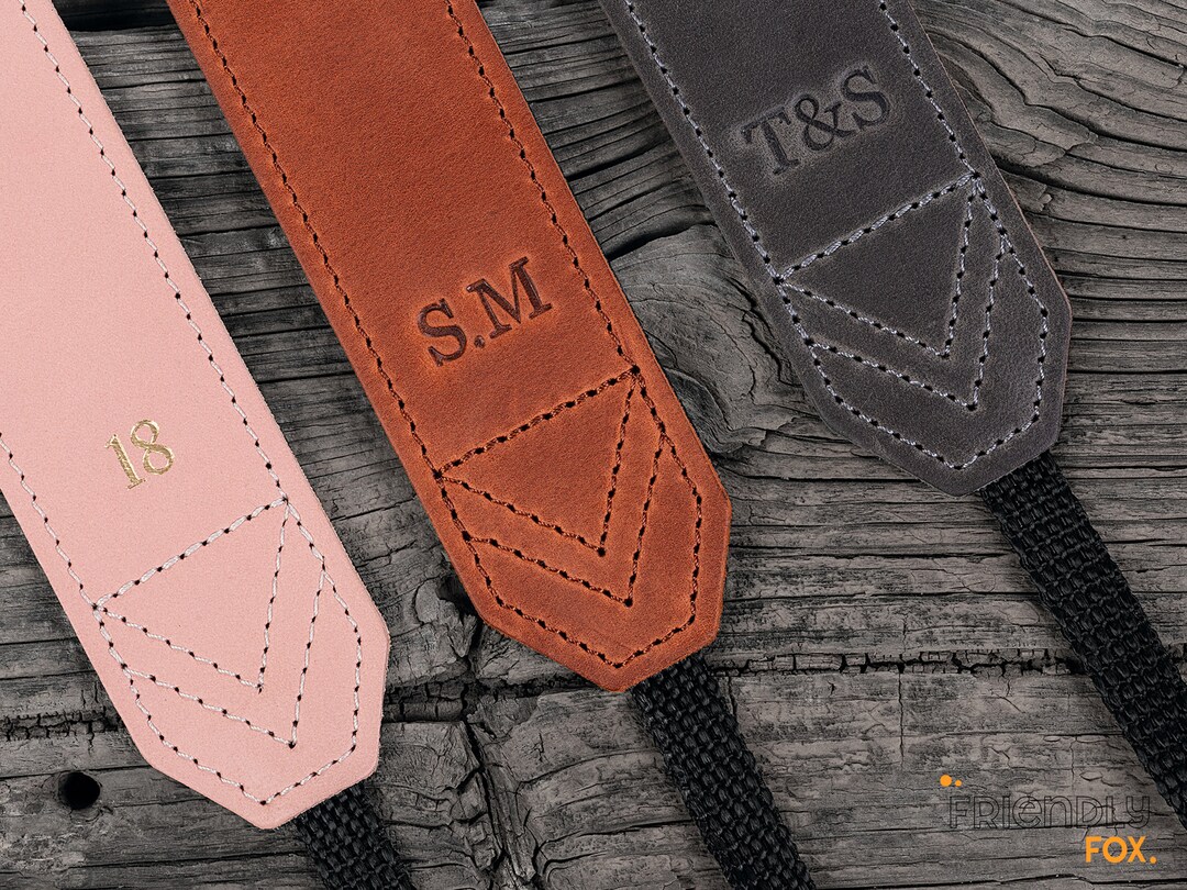 Custom Camera Strap - Leather Camera Strap - Personalized Camera Strap ...