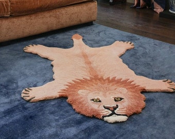 Lion Rug - Etsy