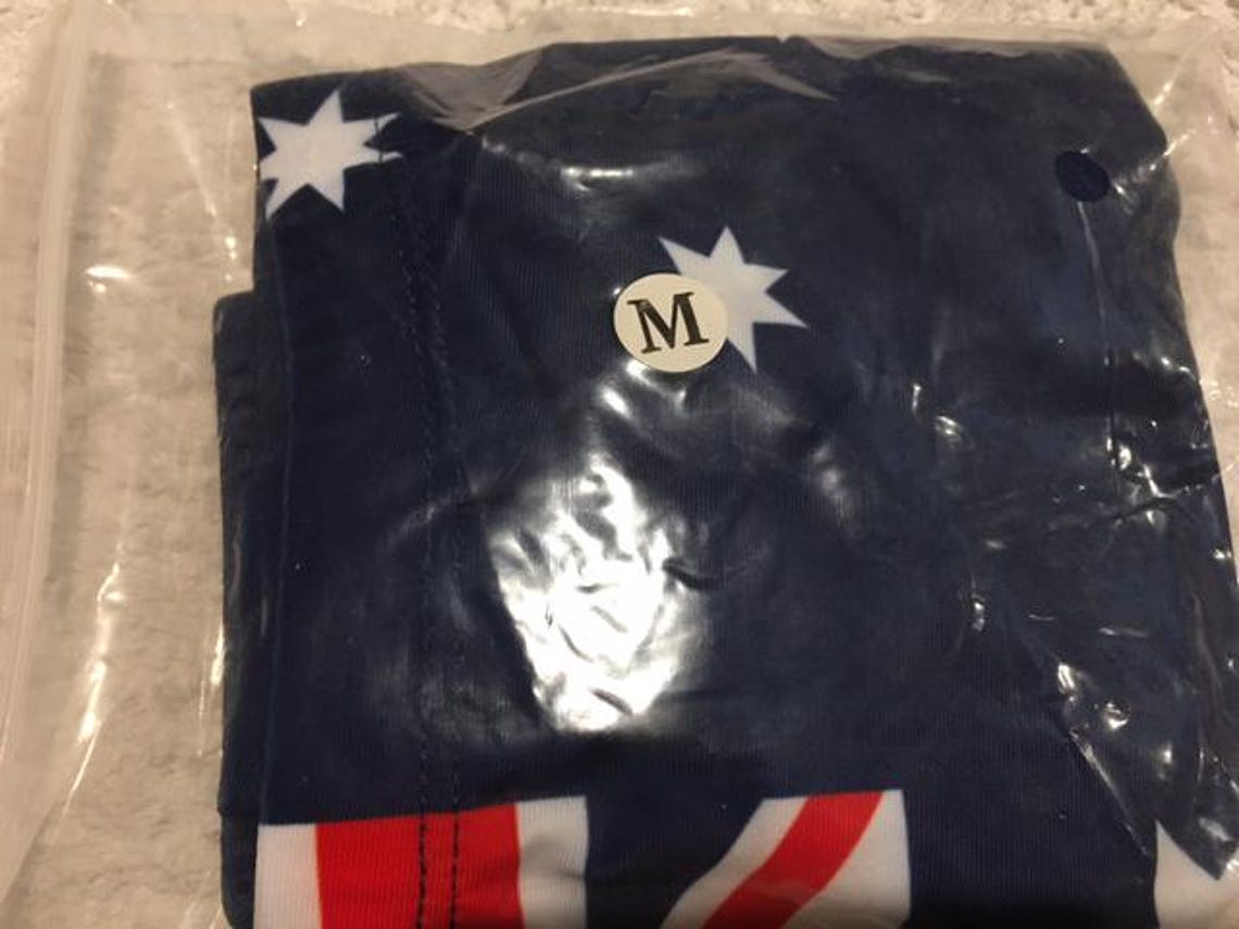 Australian Flag Men's Swimwear Briefs Speedo-style Budgie Smugglers - Etsy