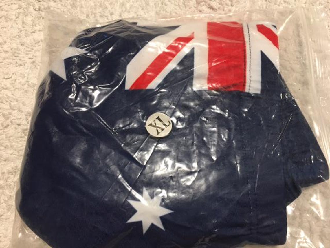 Australian Flag Men's Swimwear Briefs Speedo-style Budgie Smugglers - Etsy