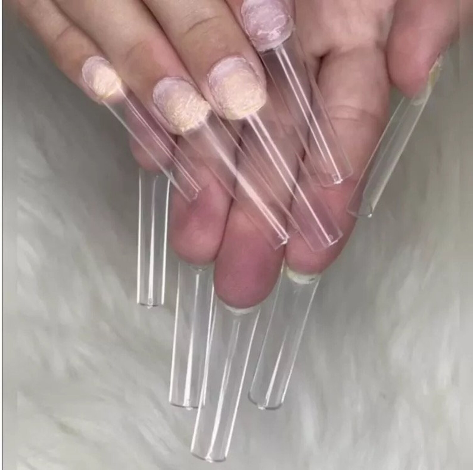 Xxl C Curve Straight Nail Tips Etsy