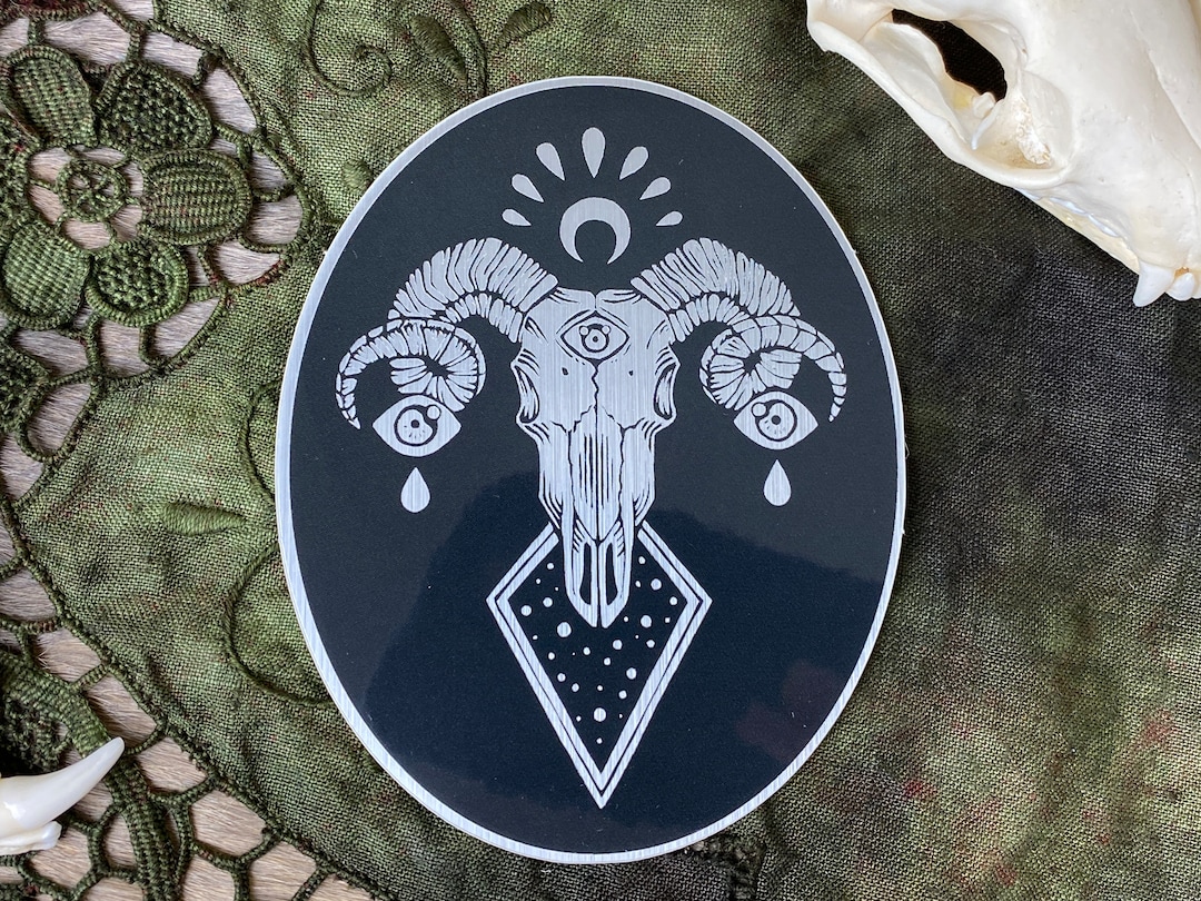 Mourning and Vigilance - Brushed Aluminum Vinyl Sticker - Etsy